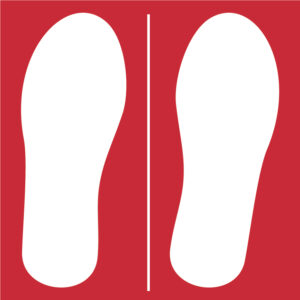 Large 11 Inch Tall Adult Vinyl Footprints – Great for Sensory Paths ...