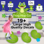 Frog Hop Sensory Path – 19+ Highly Durable Vinyl Decals – Perfect for ...