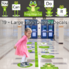 Frog Hop Sensory Path – 19+ Highly Durable Vinyl Decals – Perfect for ...