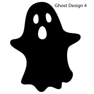 Large Ghosts Halloween Silhouettes – Vinyl Decals – 5 fun Designs for ...