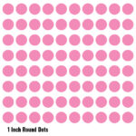 Small 1 Inch Dots Vinyl Stickers – 9 Colors – A Higher Class, Co.